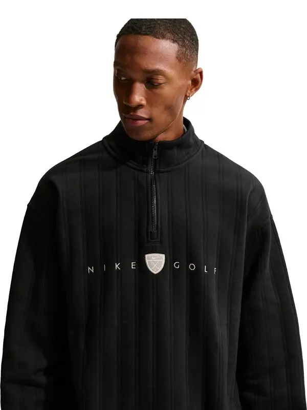 Nike Therma-fit Oversized 1/2-zip Top - Black