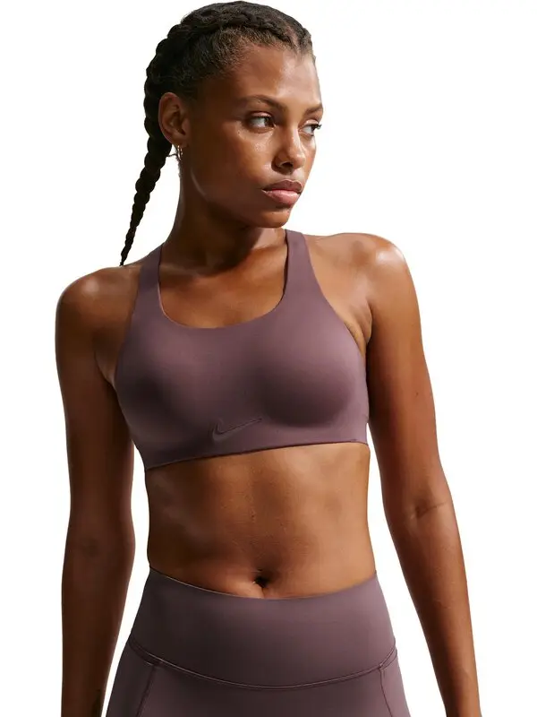 Nike Rival Ultrahigh-support Padded Sports Bra - Purple