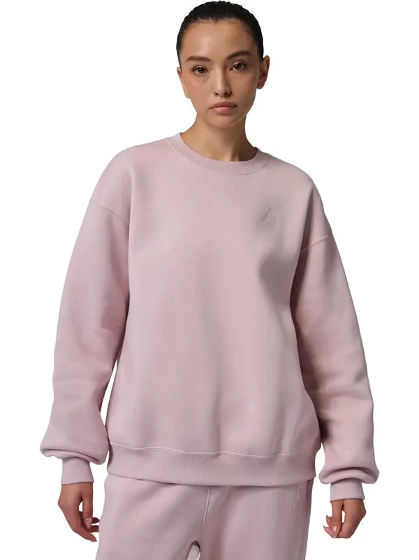 JORDAN Brooklyn Fleece Crew-neck Sweatshirt - Pink