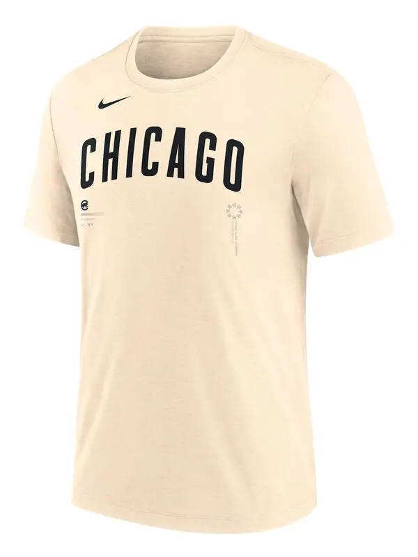 Nike Chicago Cubs Wordmark Mlb T-shirt - Brown
