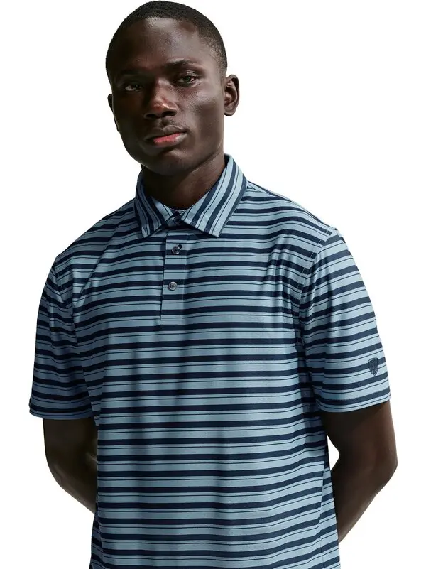 Nike Tailored Performance Dri-fit Golf Polo - Blue