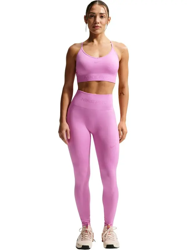 Nike Pro Seamless High-waisted 7/8 Leggings - Purple