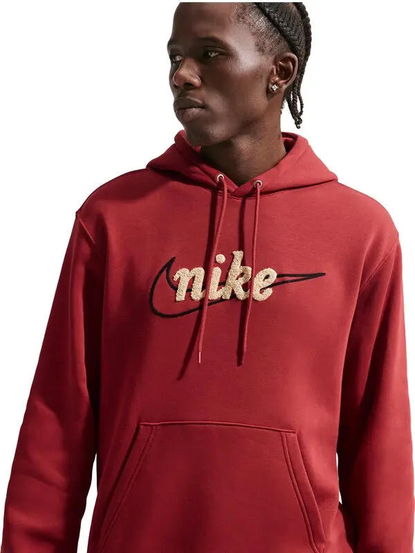 Nike Sportswear Club Fleece Hoodie - Red