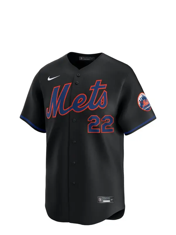 Nike Juan Soto New York Mets Dri-fit Adv Mlb Limited Jersey - Black