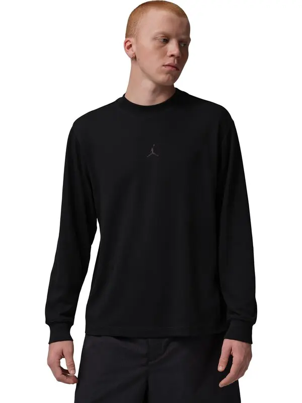 JORDAN Sport Dri-fit Golf Long-sleeve Mock Neck Sweatshirt - Black