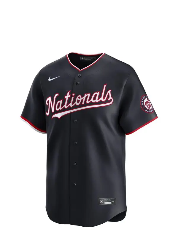 Nike Dylan Crews Washington Nationals Dri-fit Mlb Limited Jersey - Blue