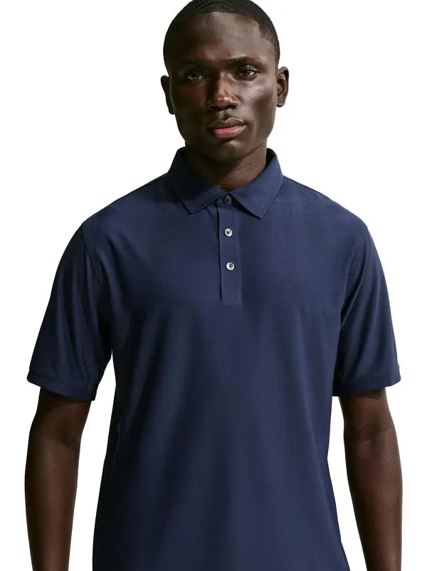 Nike Tailored Performance Dri-fit Golf Polo - Blue