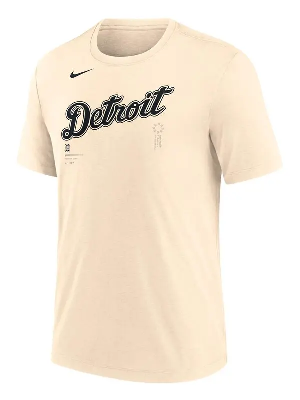 Nike Detroit Tigers Wordmark Mlb T-shirt - Brown