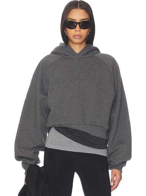 Fear Of God 90's Raglan Hoodie - Charcoal