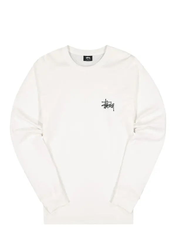 StÜssy Basic Long-sleeve Tee - White