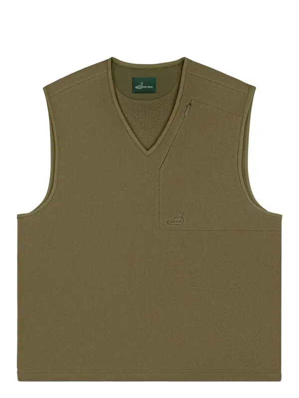 Aimé Leon Dore Golf Fleece Vest - Green