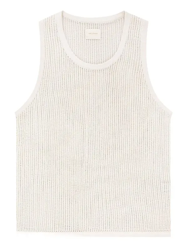 Aimé Leon Dore Mesh Knit Tank - Cream