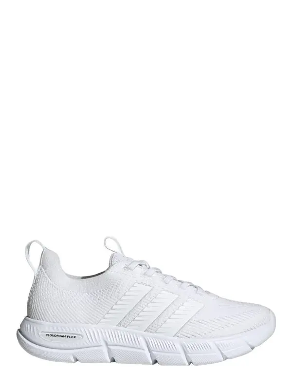 Adidas Cloudfoam Flex Slounge Sneakers - Cloud White / Cloud White / Core Black