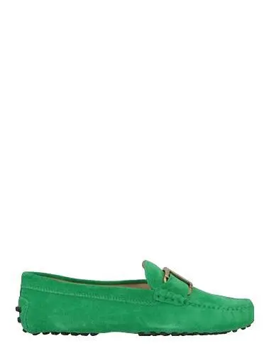 TOD'S Loafers In Leather - Green