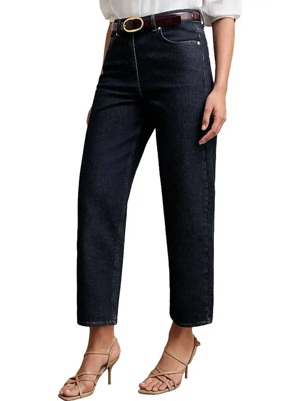 REISS Petites Selin Straight Jeans - Dark Blue