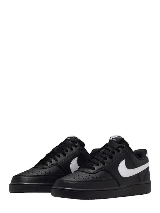 Nike Court Vision Low Sneaker - 010 Black/black/white