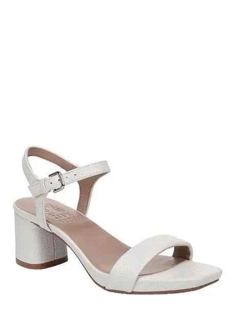 Naturalizer Izzy Block Heel Sandal - Warm White