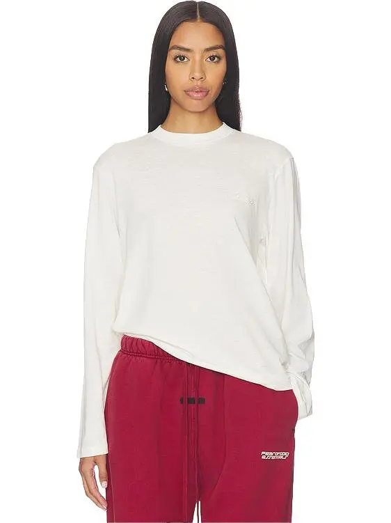 Fear Of God Classic Fit Long Sleeve Tee - Ivory