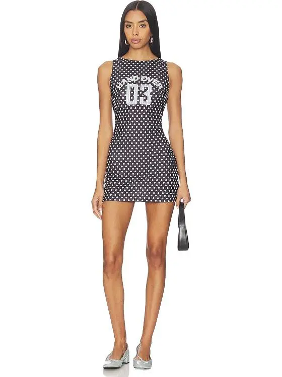 HAND OVER Mickey Dress - Black