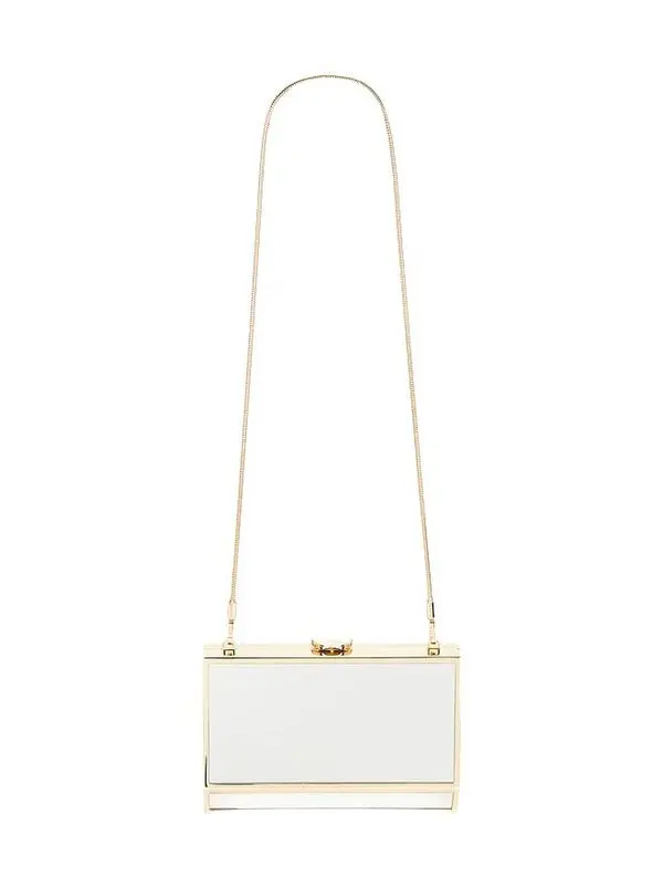 Simkhai Maddox Mirror Clutch - Gold