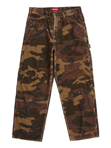 Supreme Wide Wale Corduroy Painter Pant - Woodland Camo