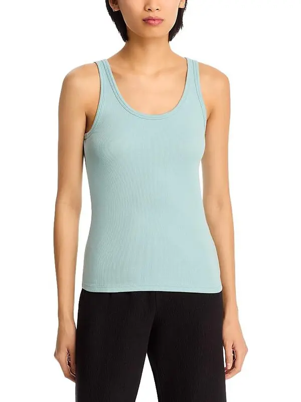 Eileen Fisher Scoop Neck Tank Top - Seafoam