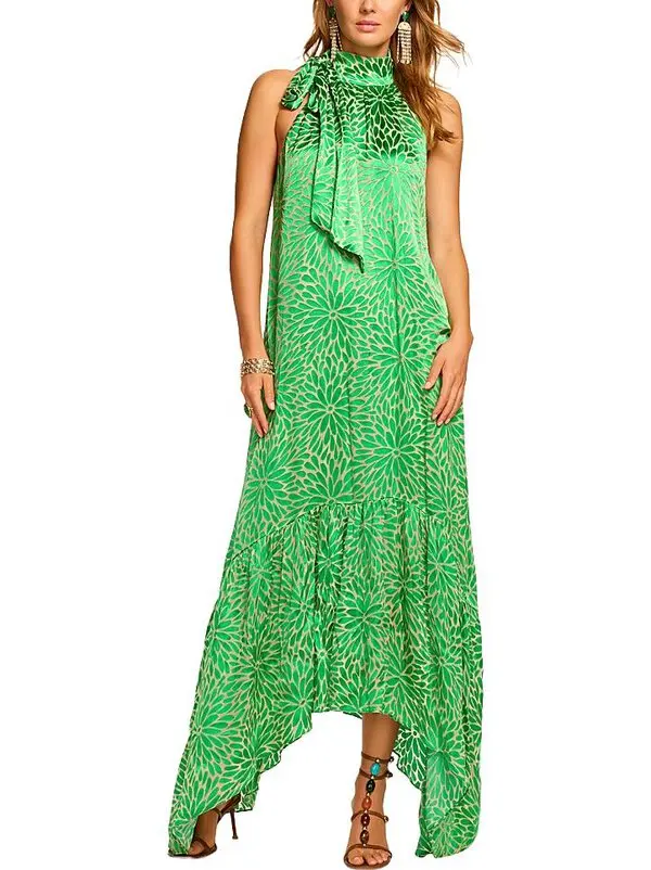 Ramy Brook Nickola Dress - Bright Palm Burnout