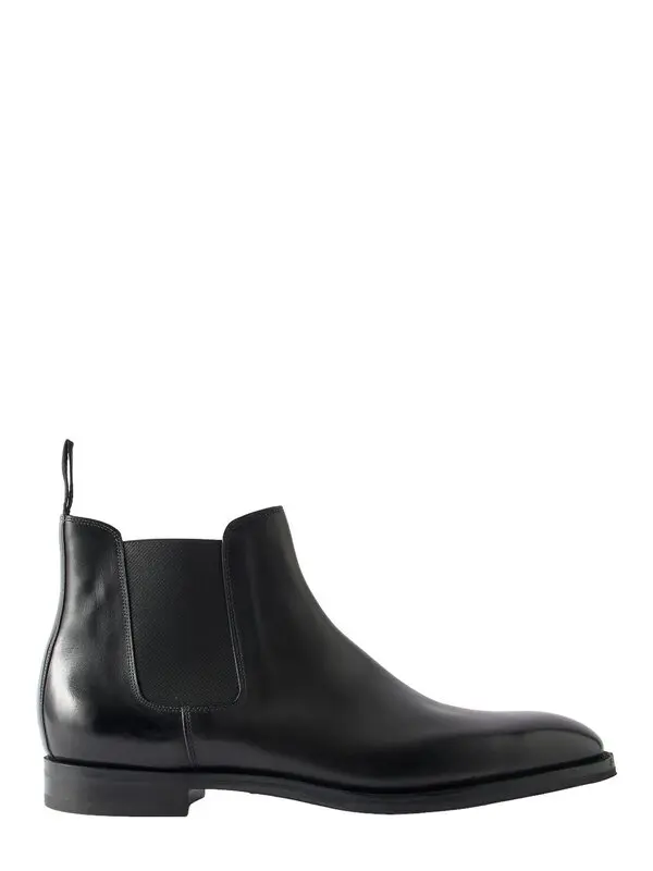 John Lobb Lawry Leather Chelsea Boots - Black