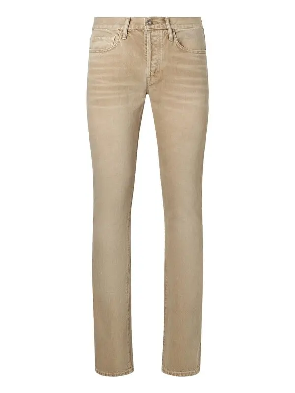 TOM FORD Straight-leg Jeans - Neutrals