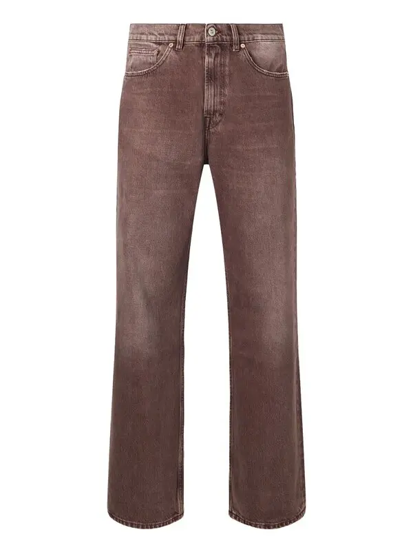 Our Legacy Third Cut Straight-leg Jeans - Brown