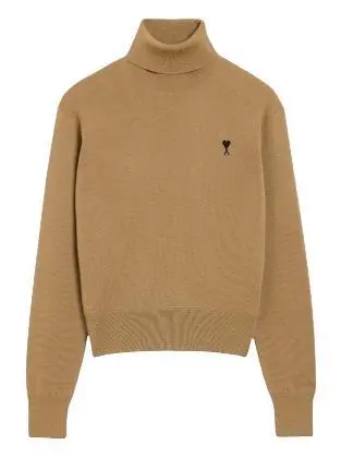 Ami De Coeur Turtleneck Sweater - Camel