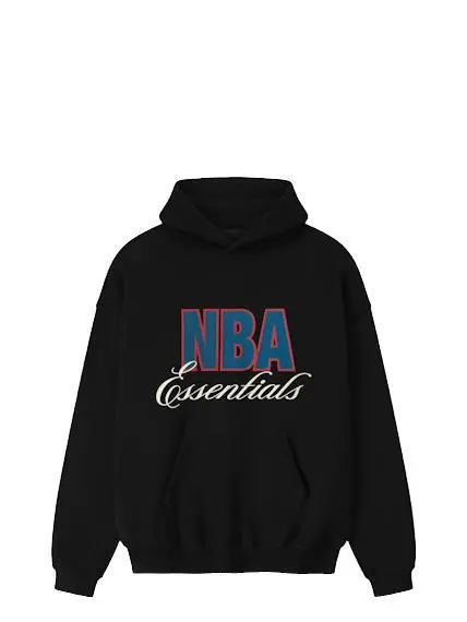 Fear Of God Essentials Nba 90s Hoodie - Black