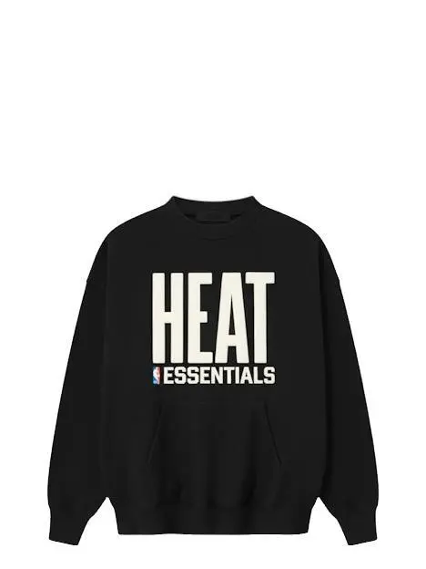Fear Of God Essentials Heat Sport Crewneck Sweatshirt - Vintage Black
