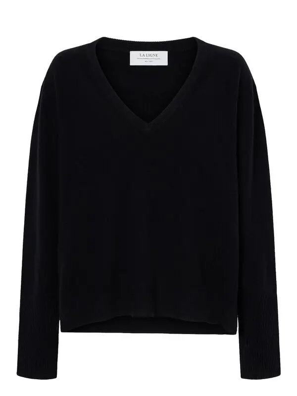 LA LIGNE Cashmere Sweater - Black