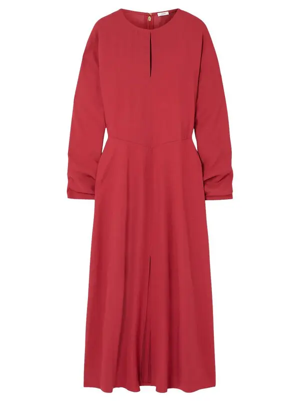 JOSEPH Hills Crepe Midi Dress - Pink