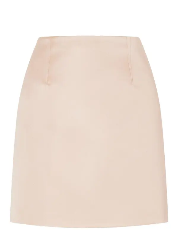 Chloé Duchesse-satin Mini Skirt - Pink