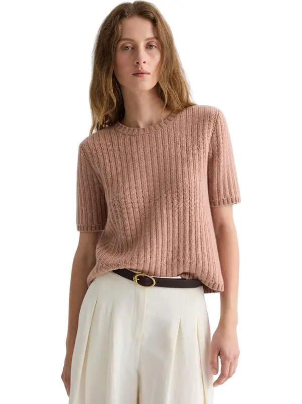 TWP Float Stitch Audrey Cashmere Sweater - Brush