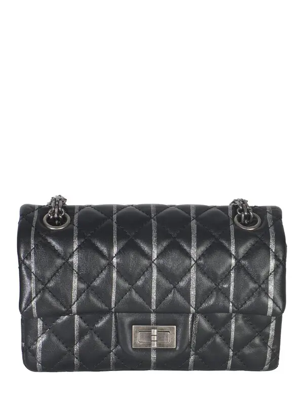 Chanel Quilted Mini Reissue 2.55 Flap Bag - Black