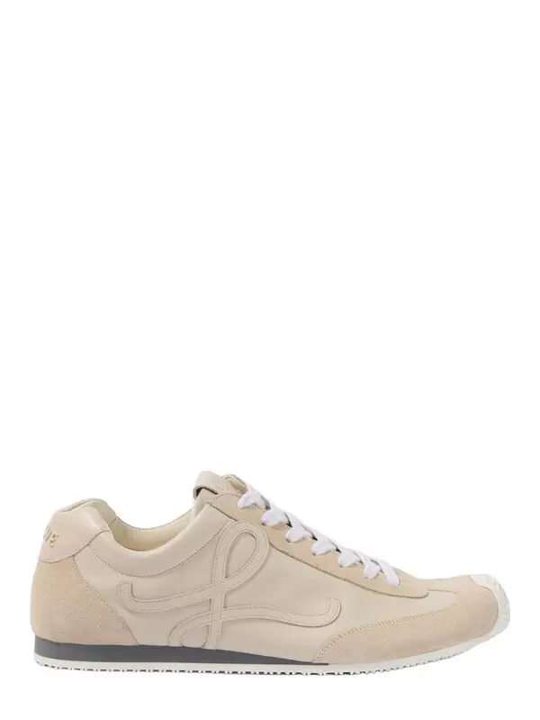 Loewe Ballet Runner 2.0 Leather Sneakers - Beige
