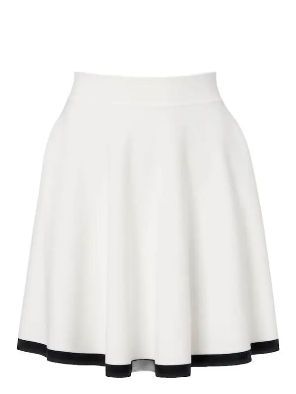 Nina Ricci Cotton-blend Miniskirt - White