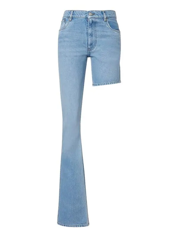Coperni One-leg Bootcut Jeans - Blue