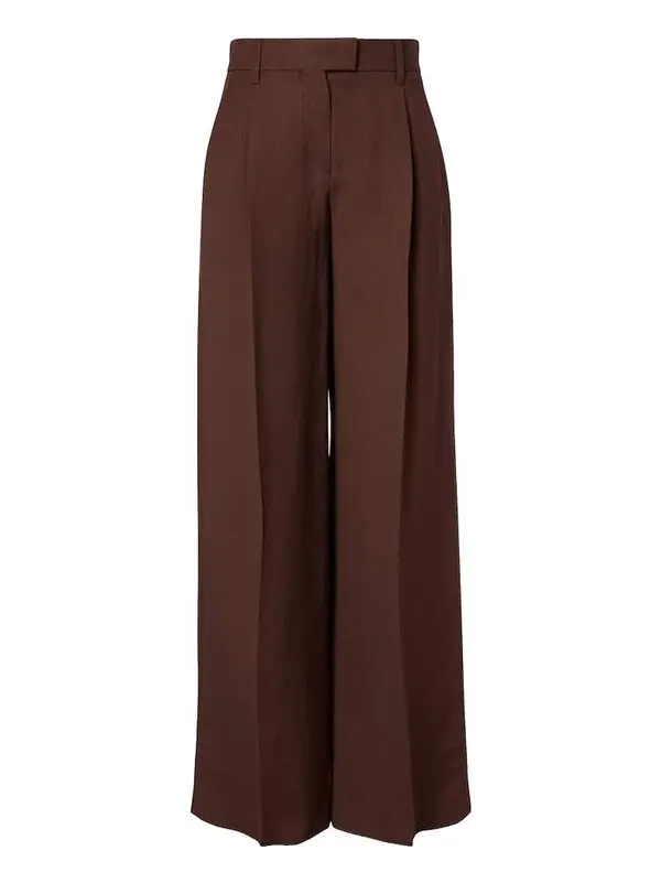Brunello Cucinelli Wide-leg Pants - Brown