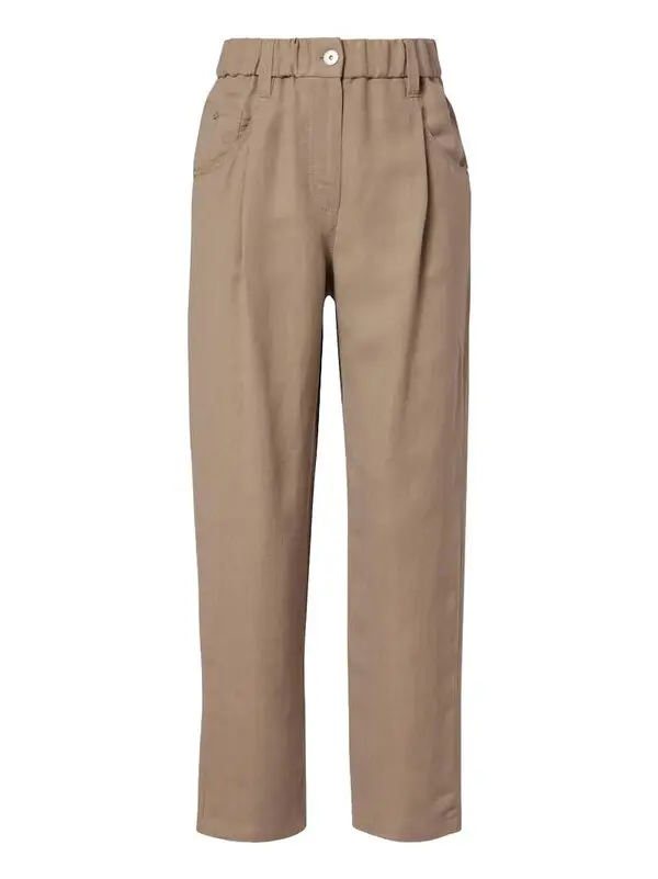 Brunello Cucinelli Tapered Pants - Beige