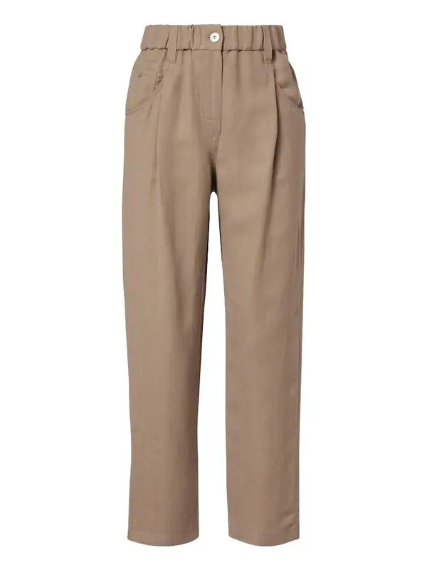 Brunello Cucinelli Tapered Pants - Beige