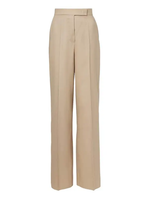 Max Mara Wide-leg Pants - Beige