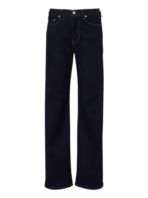 Ag Baggy Wide-leg Jeans - Black