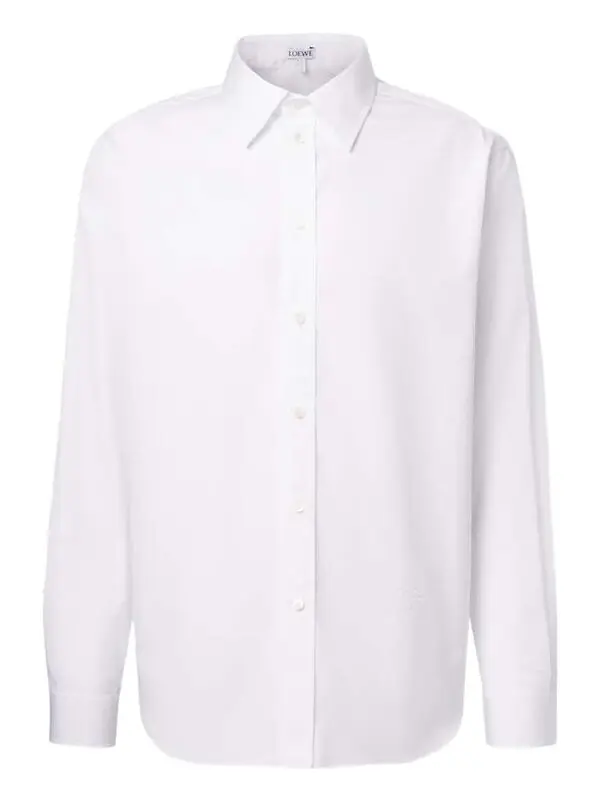 Loewe Cotton Poplin Shirt - White