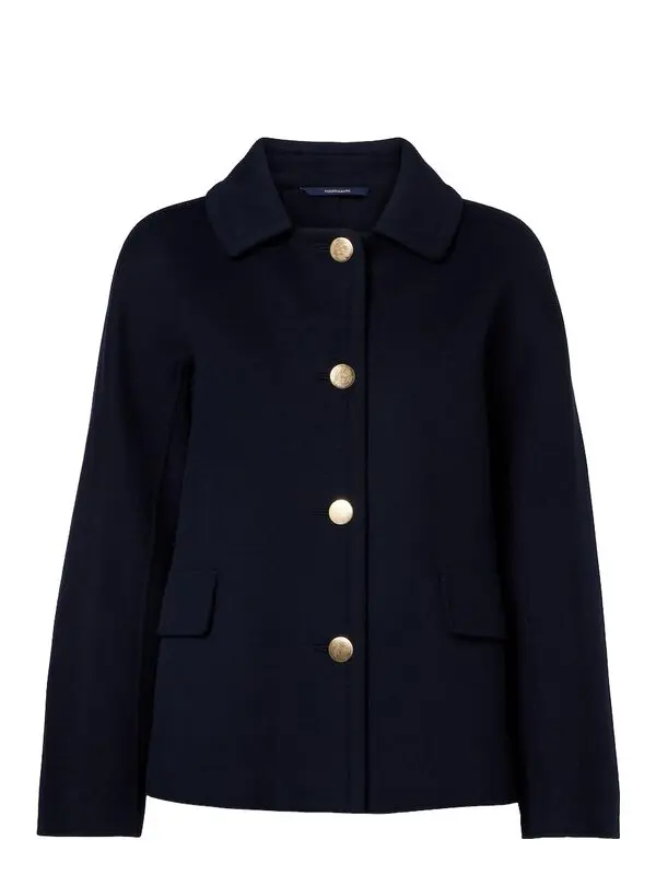 Max Mara Grazia Virgin Wool Jacket - Blue
