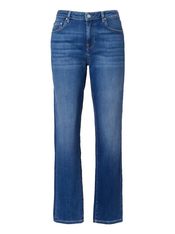 Ag Girlfriend Straight Leg Jeans - Blue