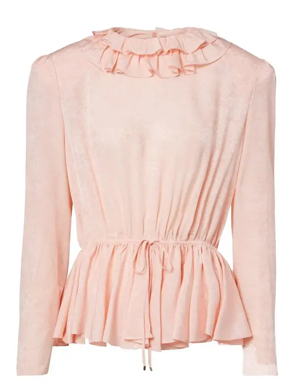 Chloé Silk Top - Pink